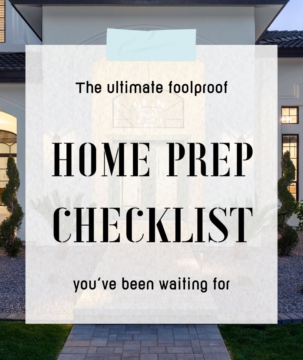 Free home preparation checklist — Arizona Real Estate Photographer