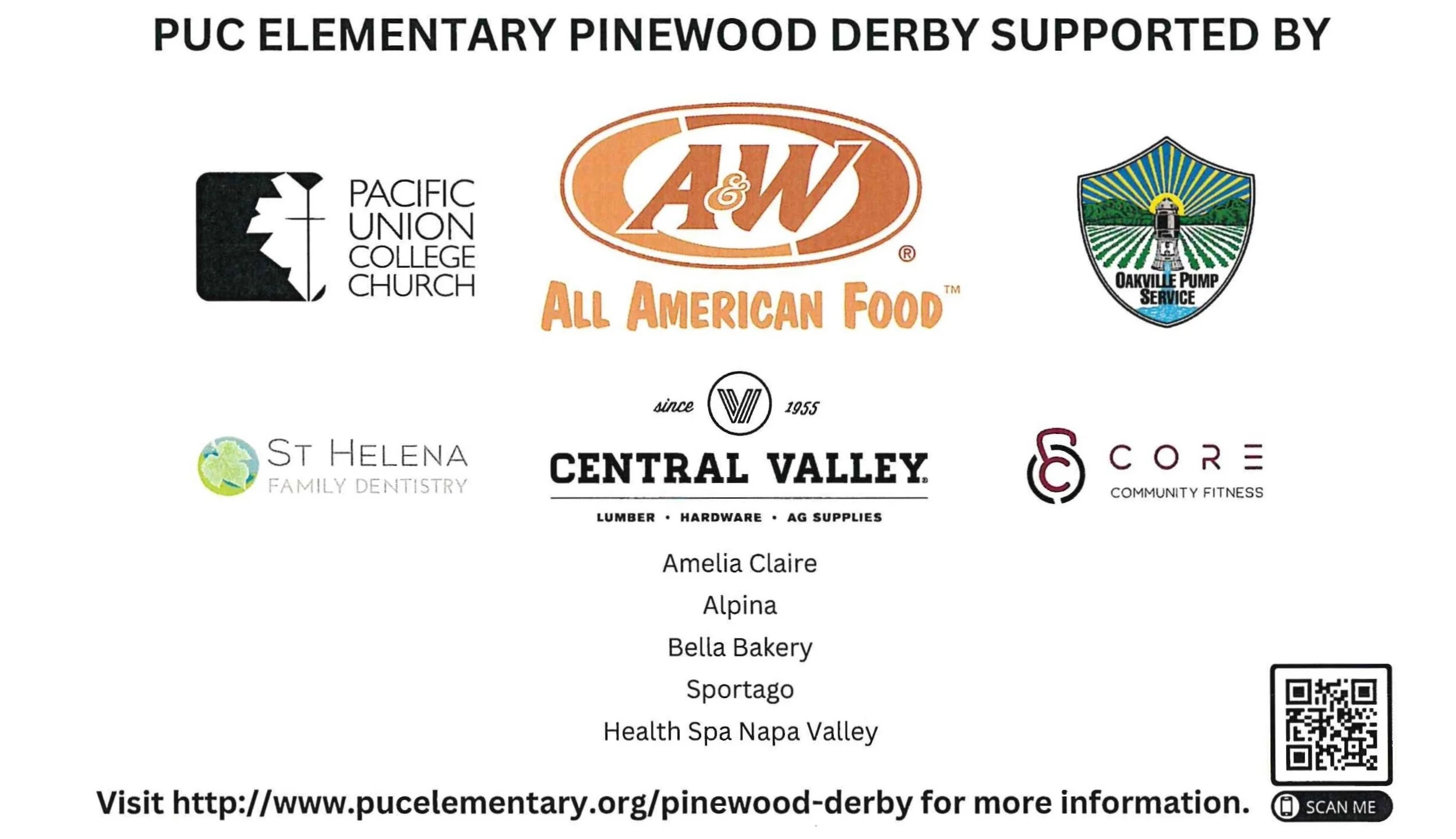 Pinewood Derby — PACIFIC UNION COLLEGE ELEMENTARY SCHOOL