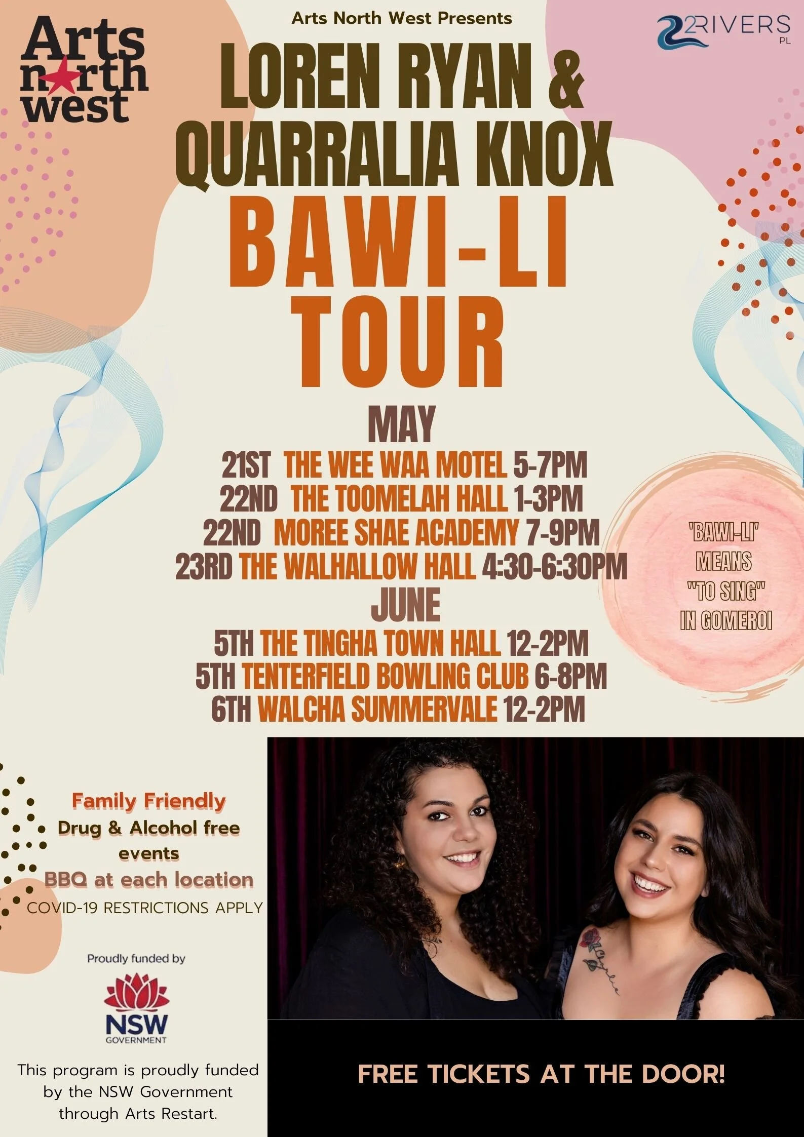 ANW - Bawi-li Tour — Arts North West