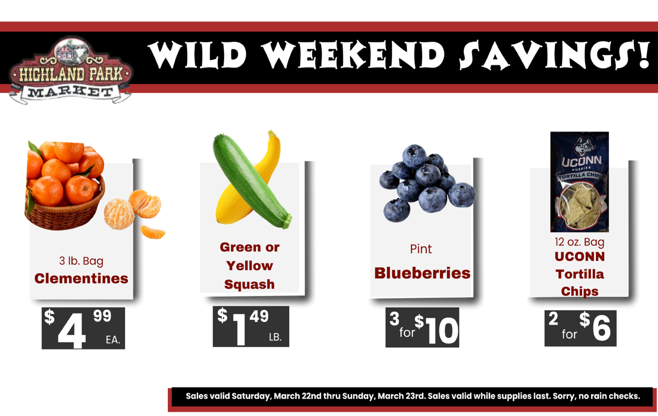 Weekend Specials — Highland Park Market