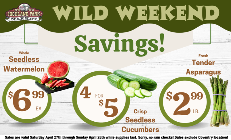 Weekend Specials — Highland Park Market