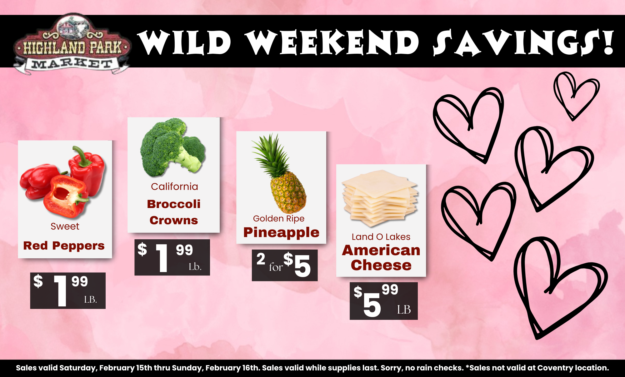 Weekend Specials — Highland Park Market