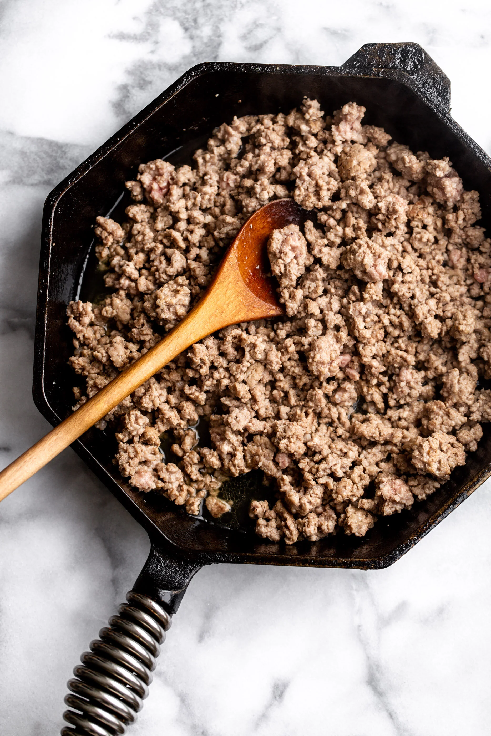 Issan-Style Pork Larb — Cooking with Cocktail Rings