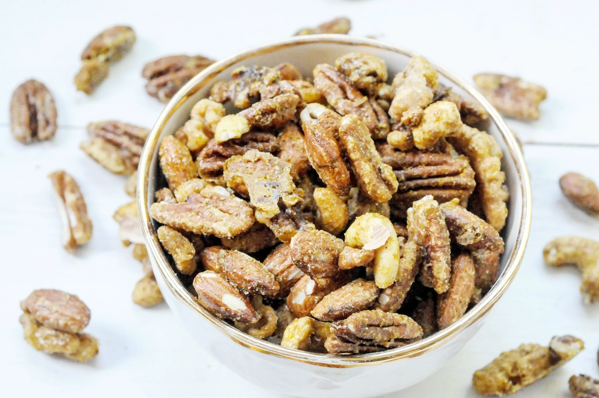 Sweet Spiced Cocktail Nuts — urban. apron.