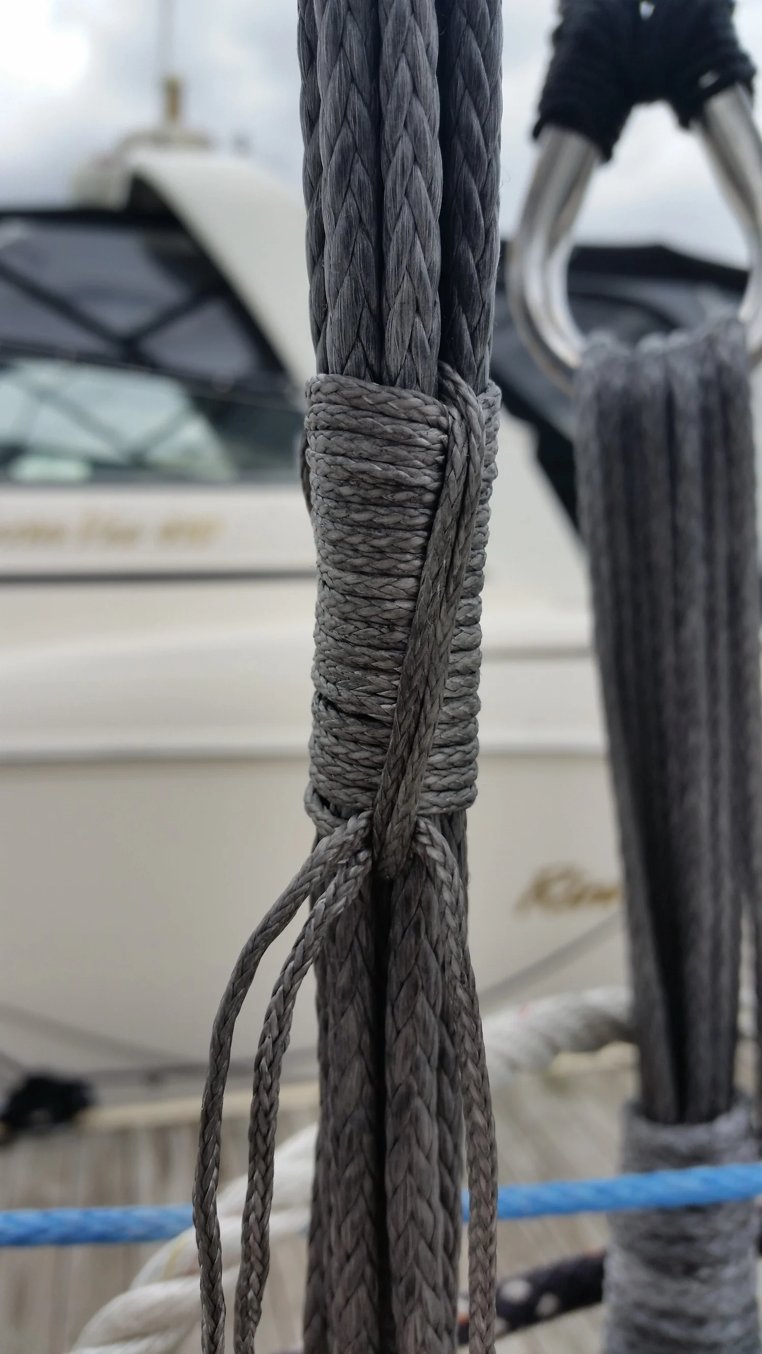 How To Tension your Synthetic Standing Rigging with Deadeyes — Rigging ...