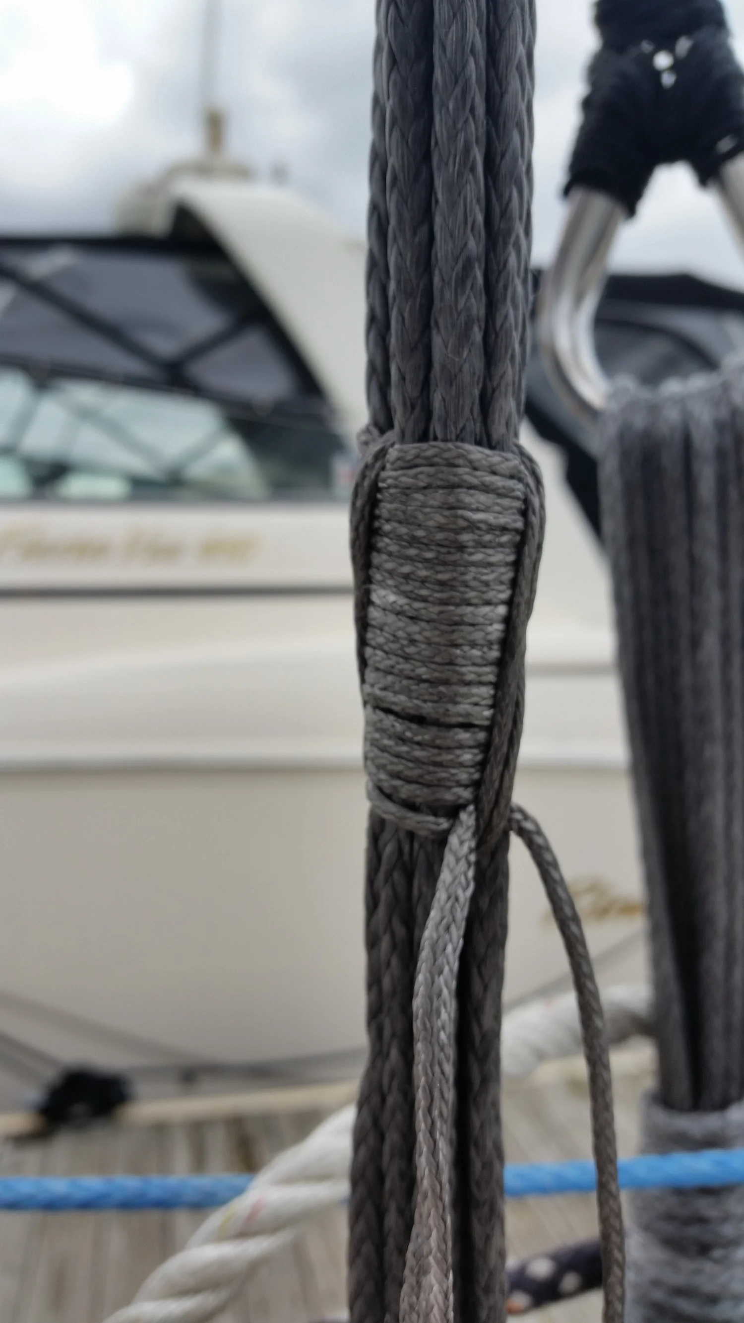 How To Tension your Synthetic Standing Rigging with Deadeyes — Rigging ...