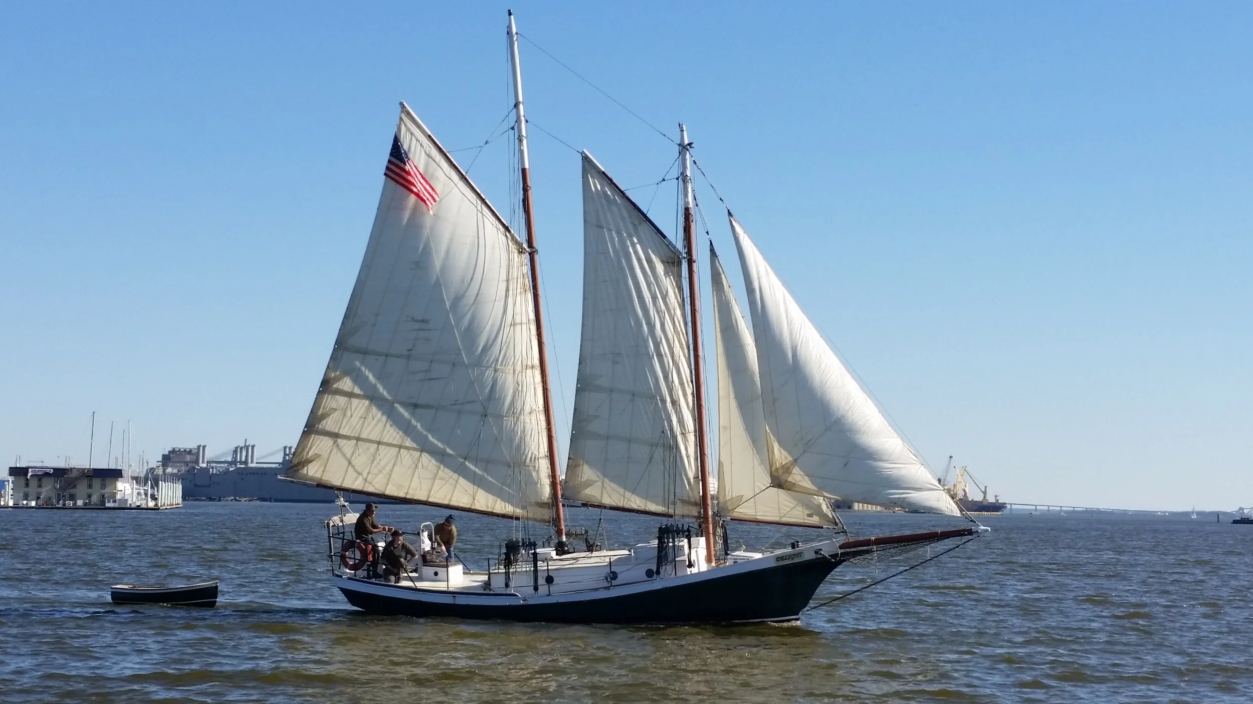Sailing a Tom Colvin Gaff Rigged Schooner — Rigging Doctor