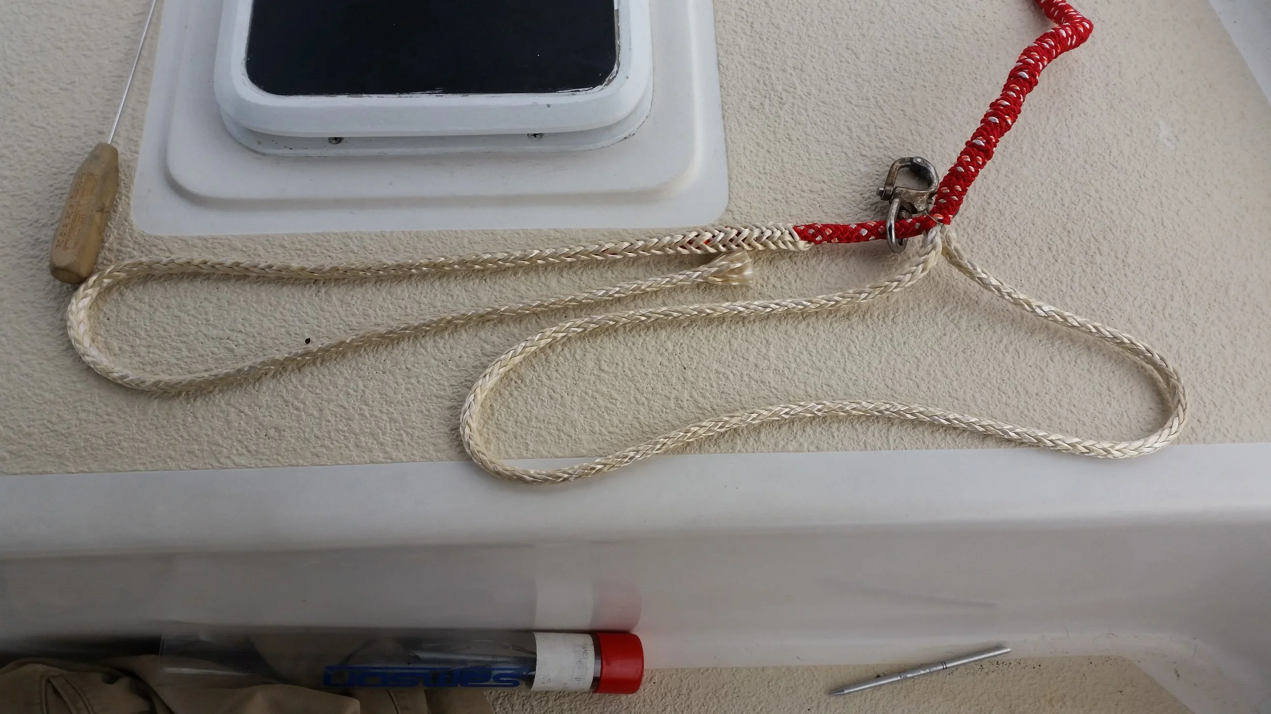 Reusing a Shackle, Halyard Eye Splice — Rigging Doctor