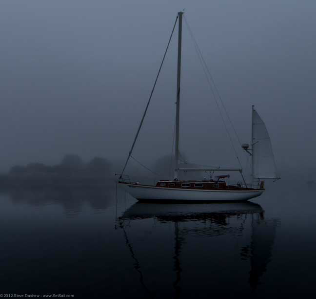 Yawl at Anchor — Rigging Doctor