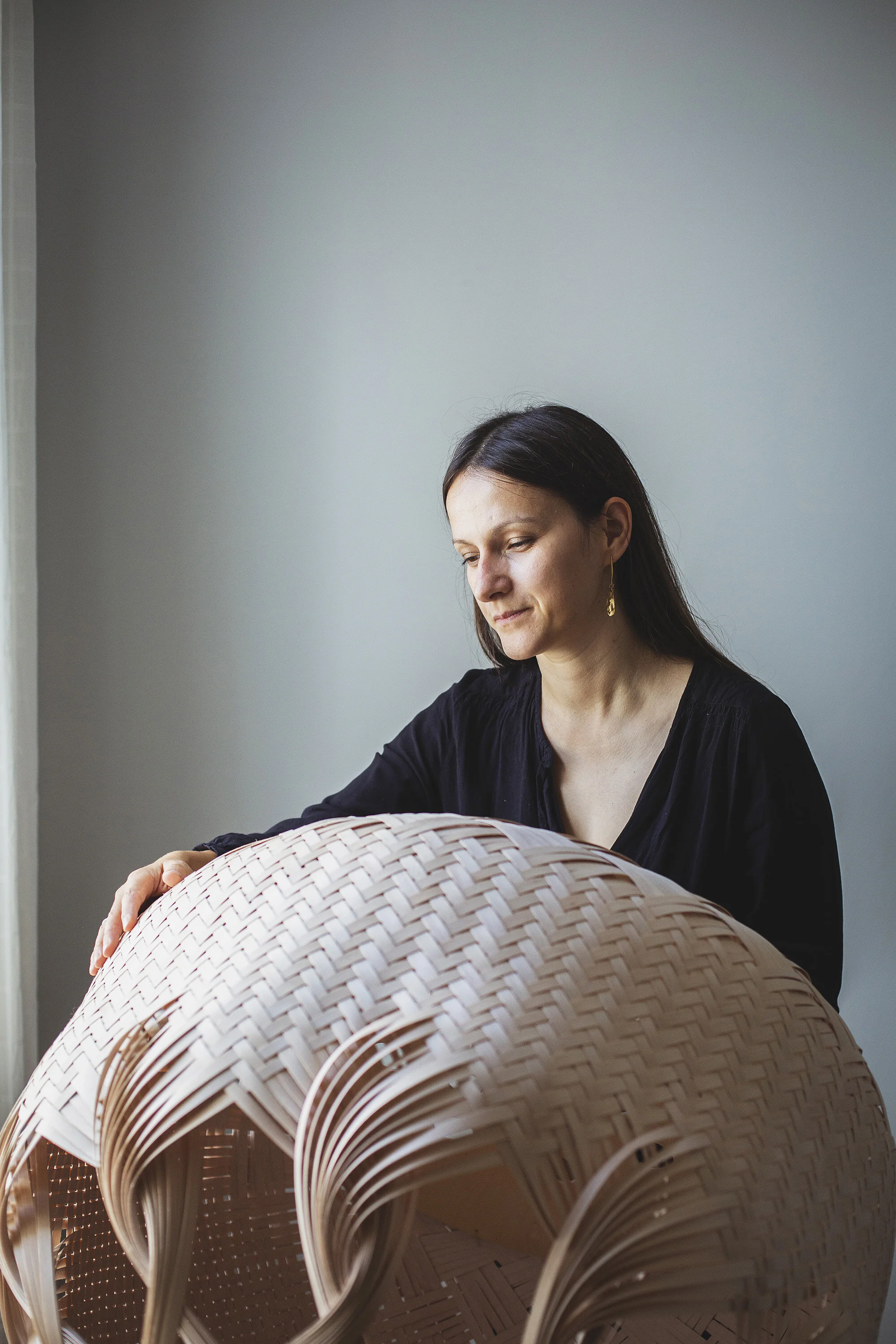 Louise Tucker / handmade ceiling lighting and woollen blankets