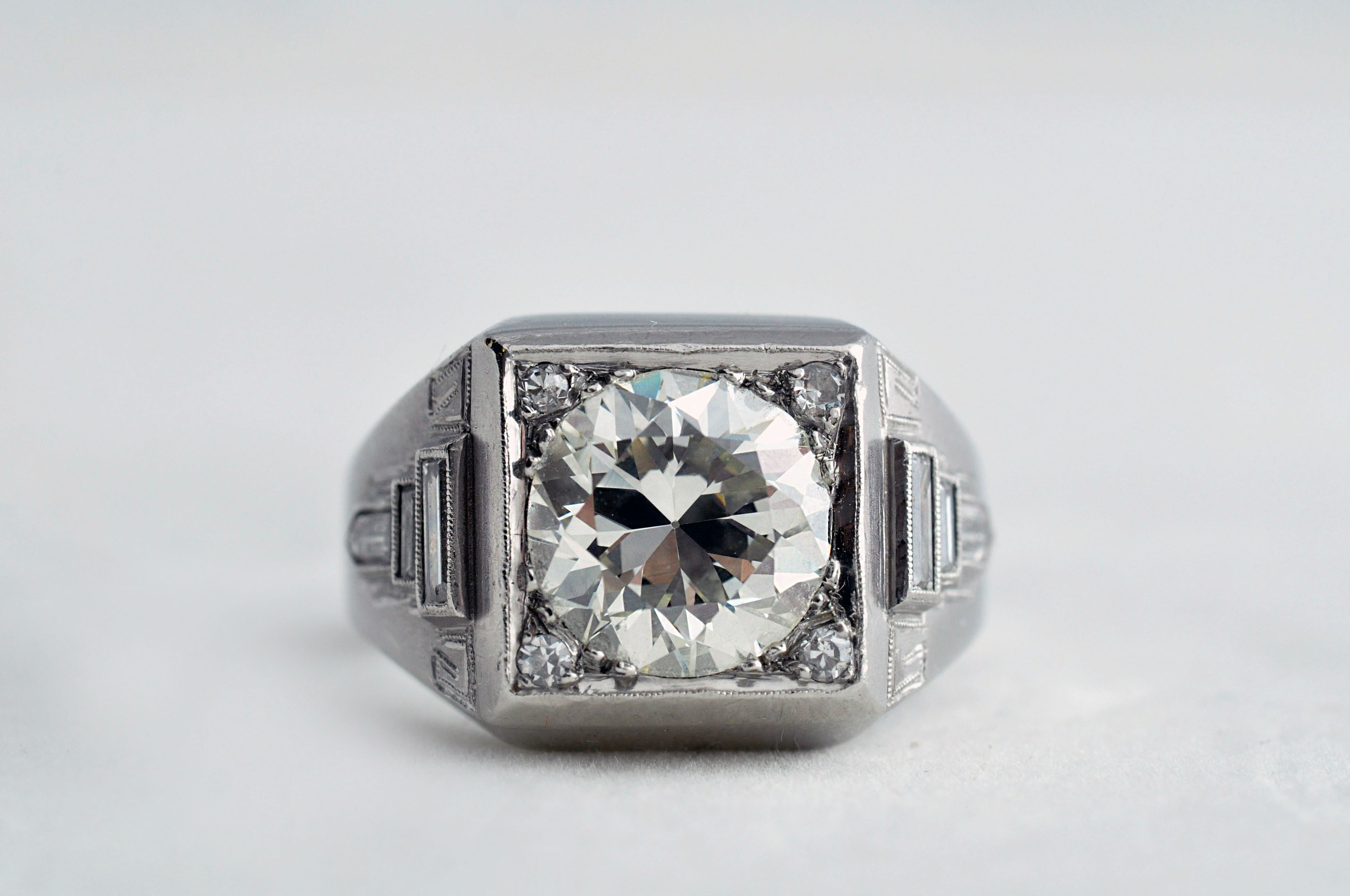 Al Capone's Diamond Pinky Ring — The Capone Collection