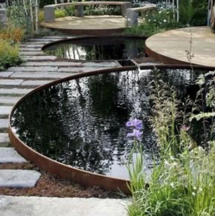 Corten Steel Ponds — Modcraft Australia | Metal Table Legs | Hairpin ...