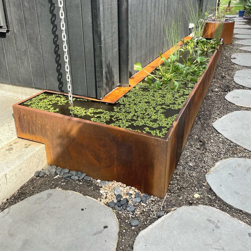 Corten Steel Ponds — Modcraft Australia | Metal Table Legs | Hairpin ...