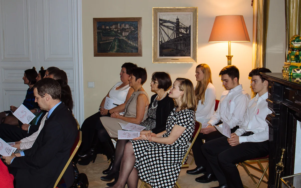 Mark Le Brocq at the British Embassy — Think Pink Lux