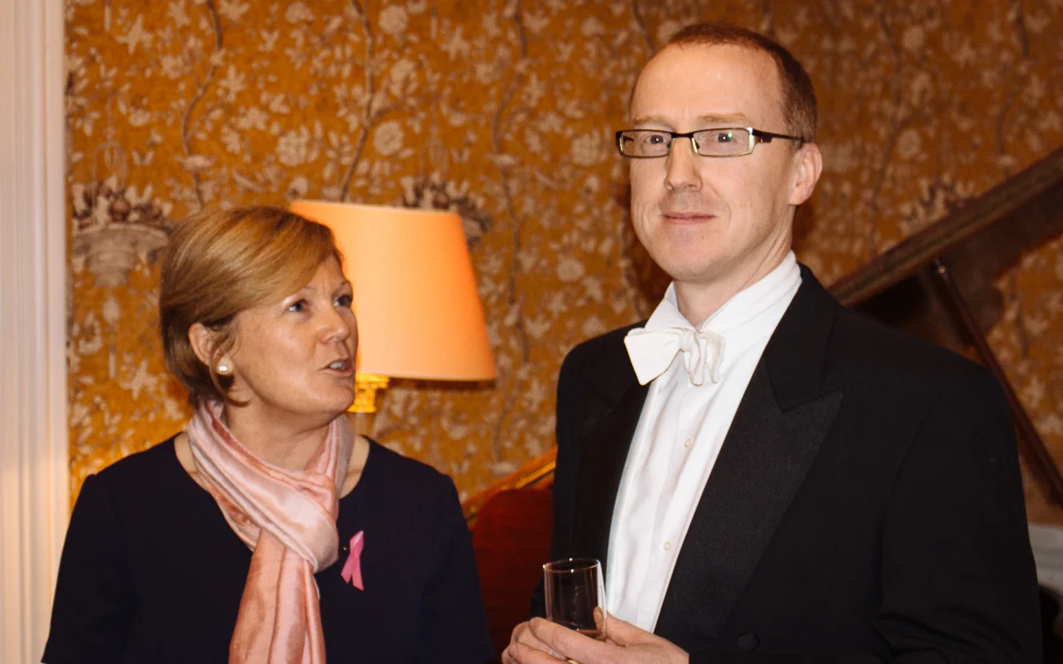 Mark Le Brocq at the British Embassy — Think Pink Lux