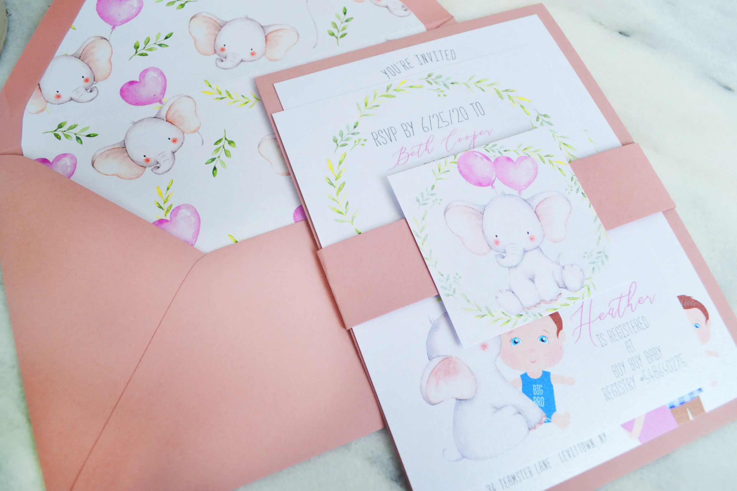 BABY SHOWER INVITATIONS — Red Letter Day Invitations & Design