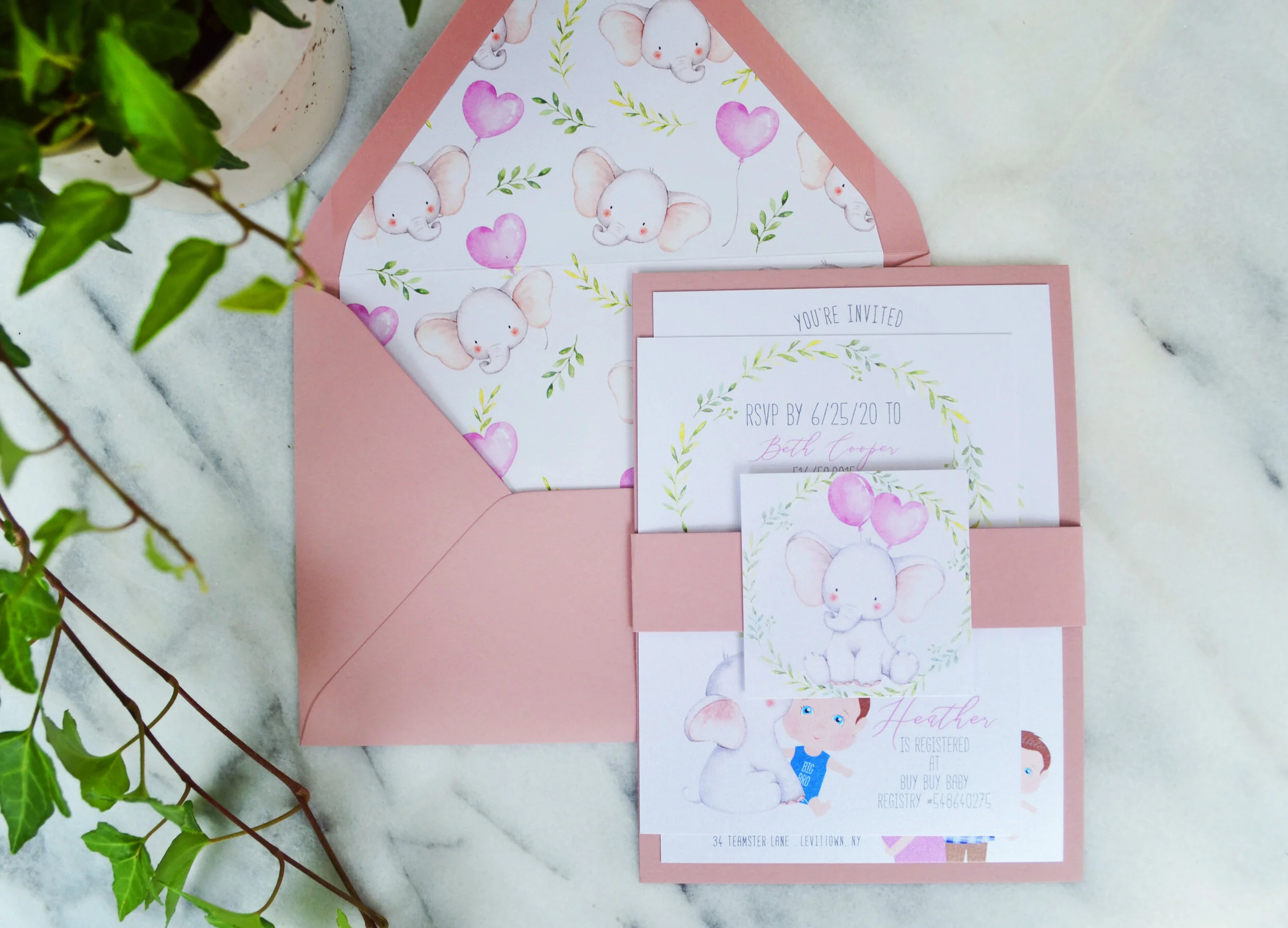 BABY SHOWER INVITATIONS — Red Letter Day Invitations & Design