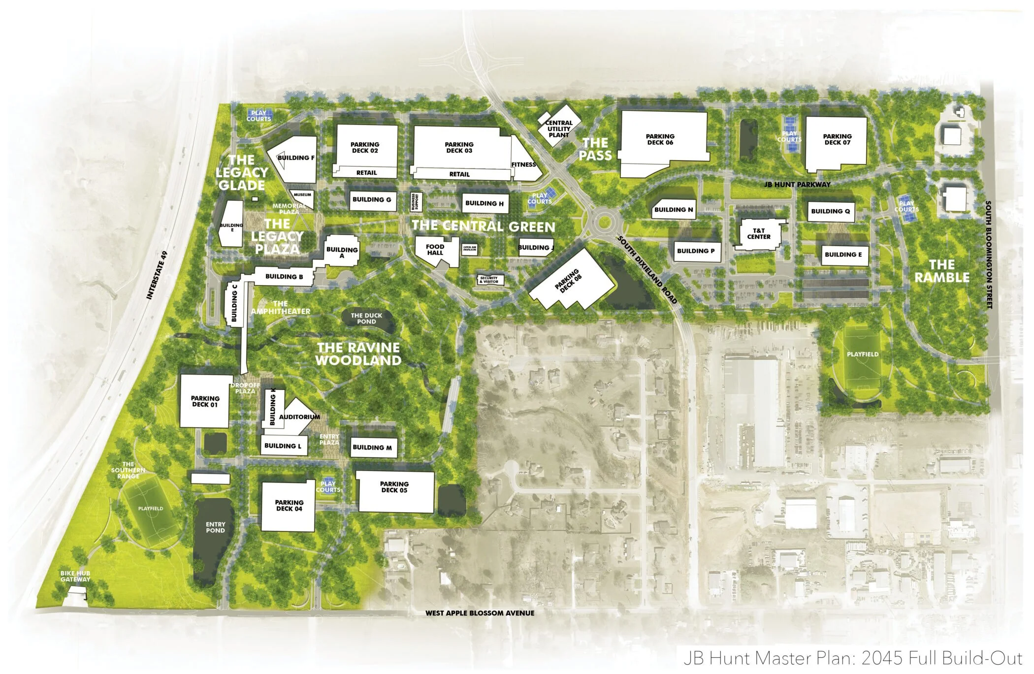 J.B. HUNT CORPORATE CAMPUS — Ground Control