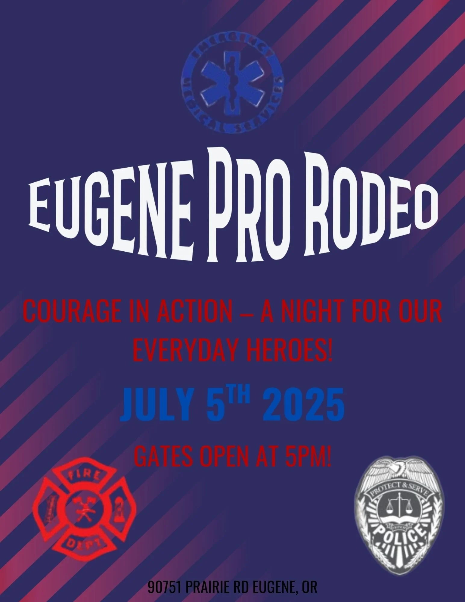 FIRST RESPONDERS NIGHT - July 5th — Eugene Pro Rodeo