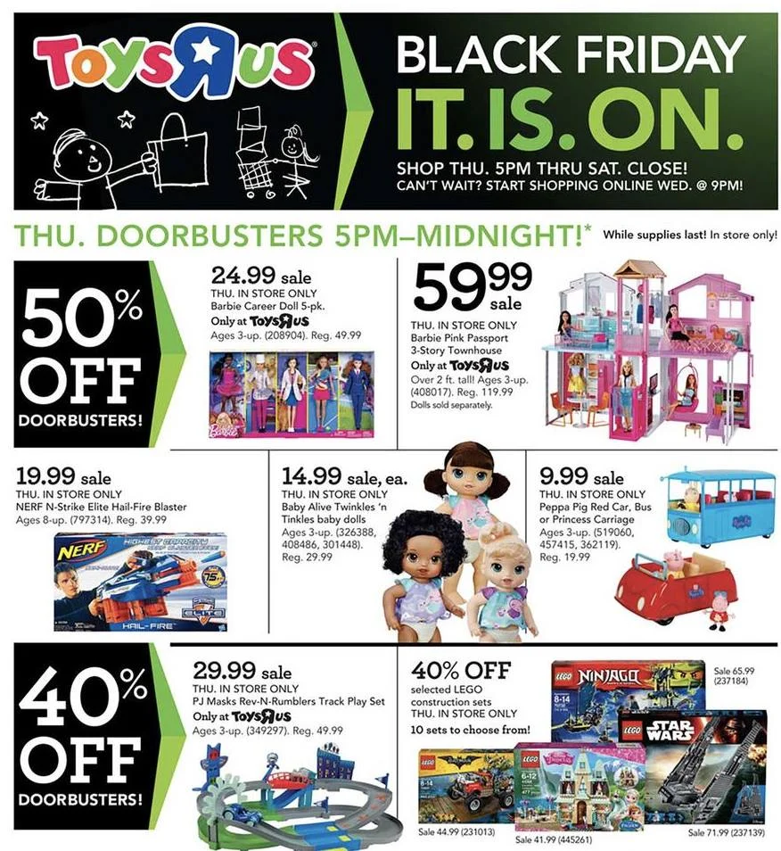 Black friday toys r us online