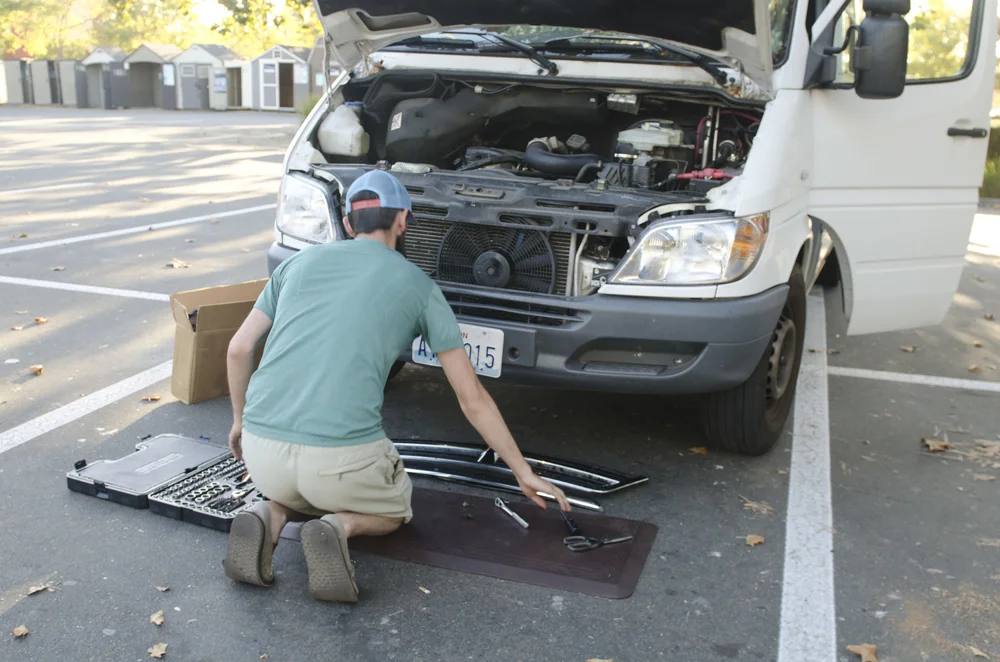 How to Change Grille From Dodge to Mercedes in a Sprinter Van — The ...