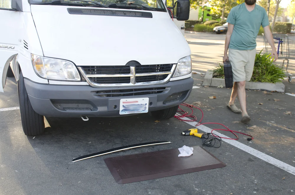 How to Change Grille From Dodge to Mercedes in a Sprinter Van — The ...