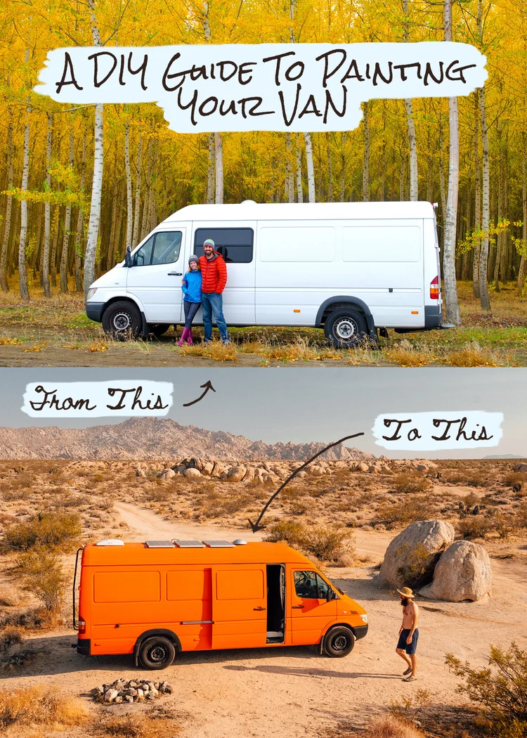 A DIY Guide To Painting Your Van With Bed Liner — The Wandering Woods