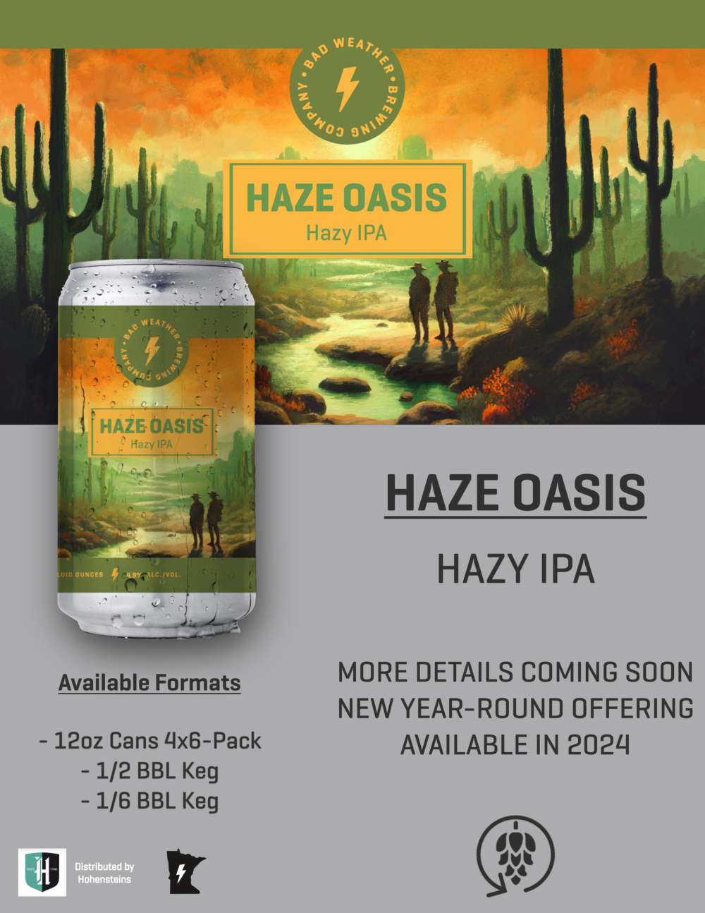 Haze Oasis — Bad Weather Brewing Company