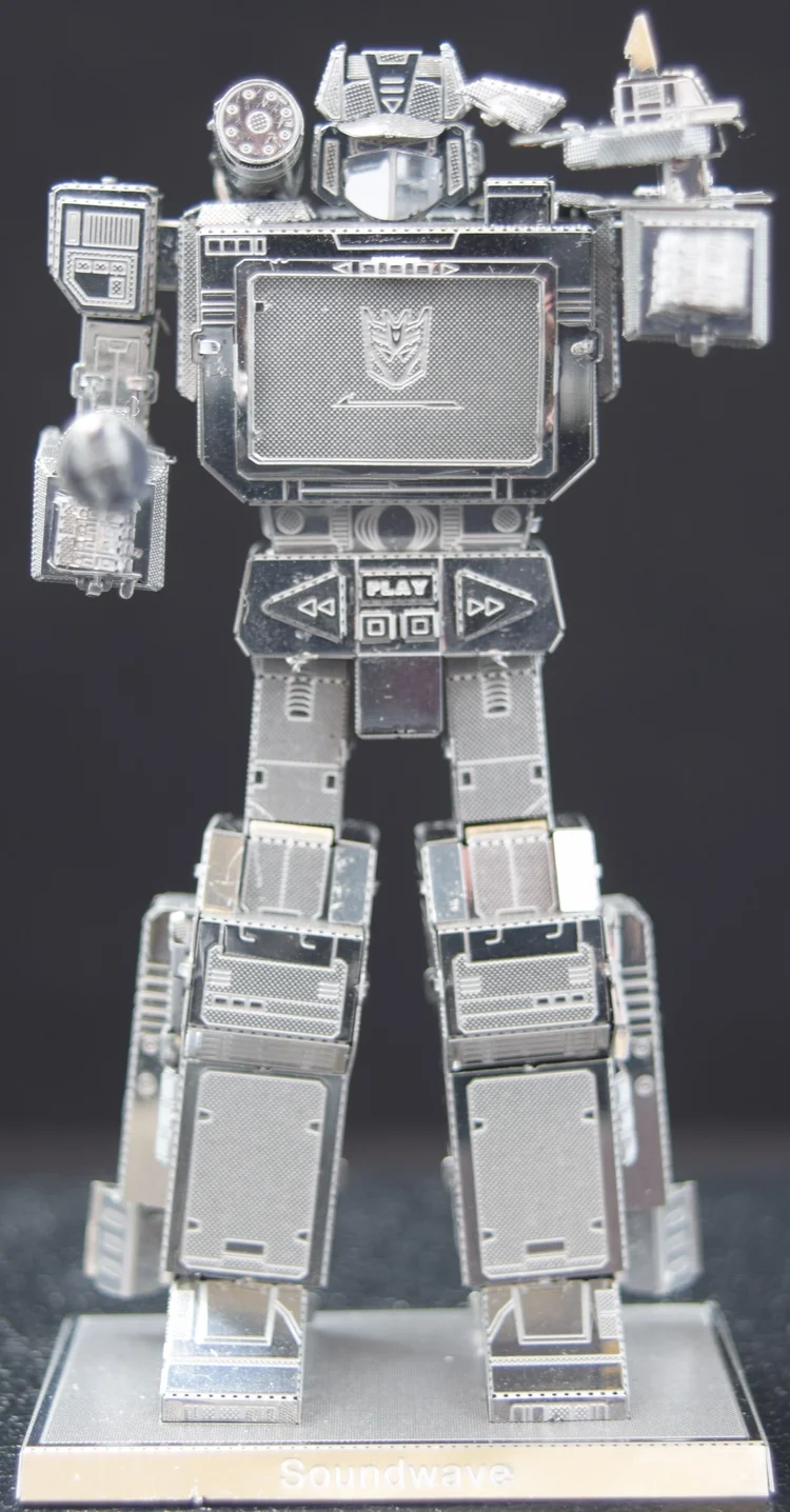 Metal Earth Transformers Soundwave Time Lapse — Nerd Team 30