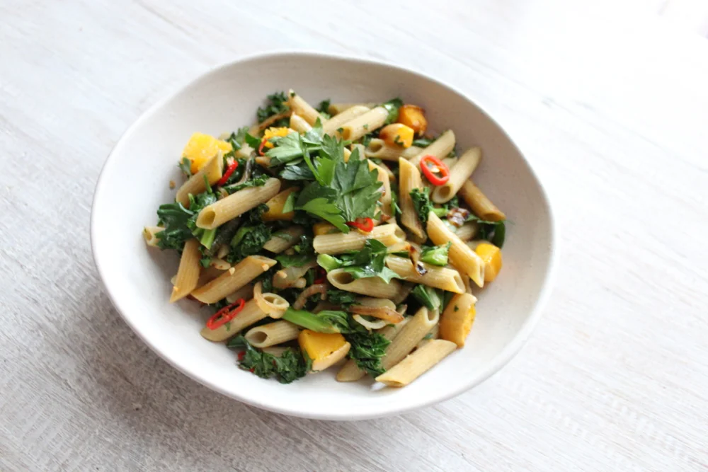 Pulse Pasta With Pumpkin & Silverbeet — Body Good Food