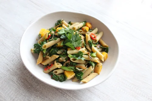 Pulse Pasta With Pumpkin & Silverbeet — Body Good Food