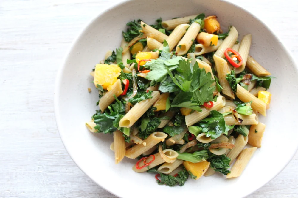 Pulse Pasta With Pumpkin & Silverbeet — Body Good Food