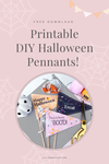 Free DIY Printable Halloween Pennants - Simply print, cut and assemble ...