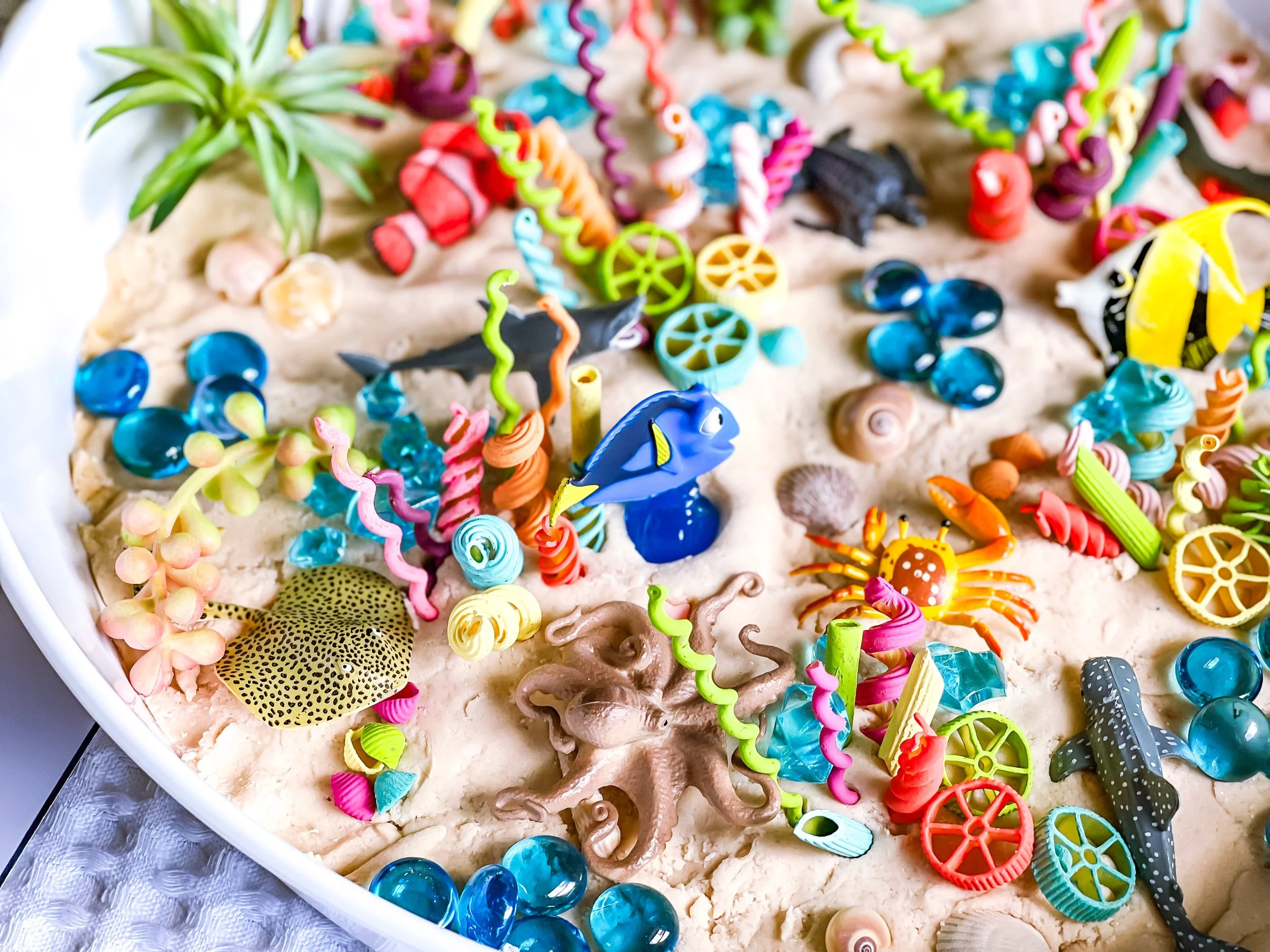 Kids Activity: Build An Ocean Theme Coral Reef Sensory Tray - An ...