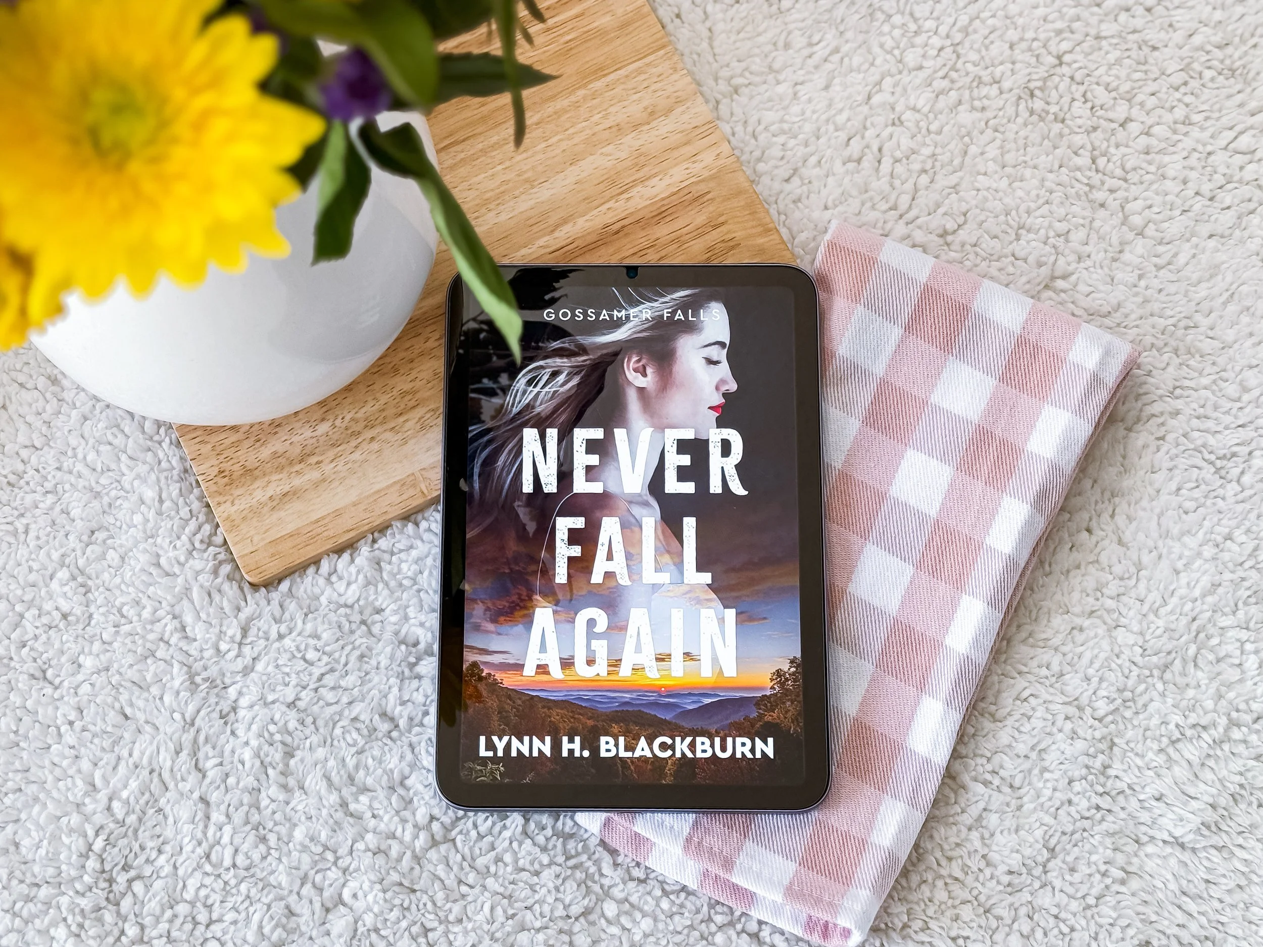Never Fall Again by Lynn Blackburn, Gossamer Falls Series Book One. A ...