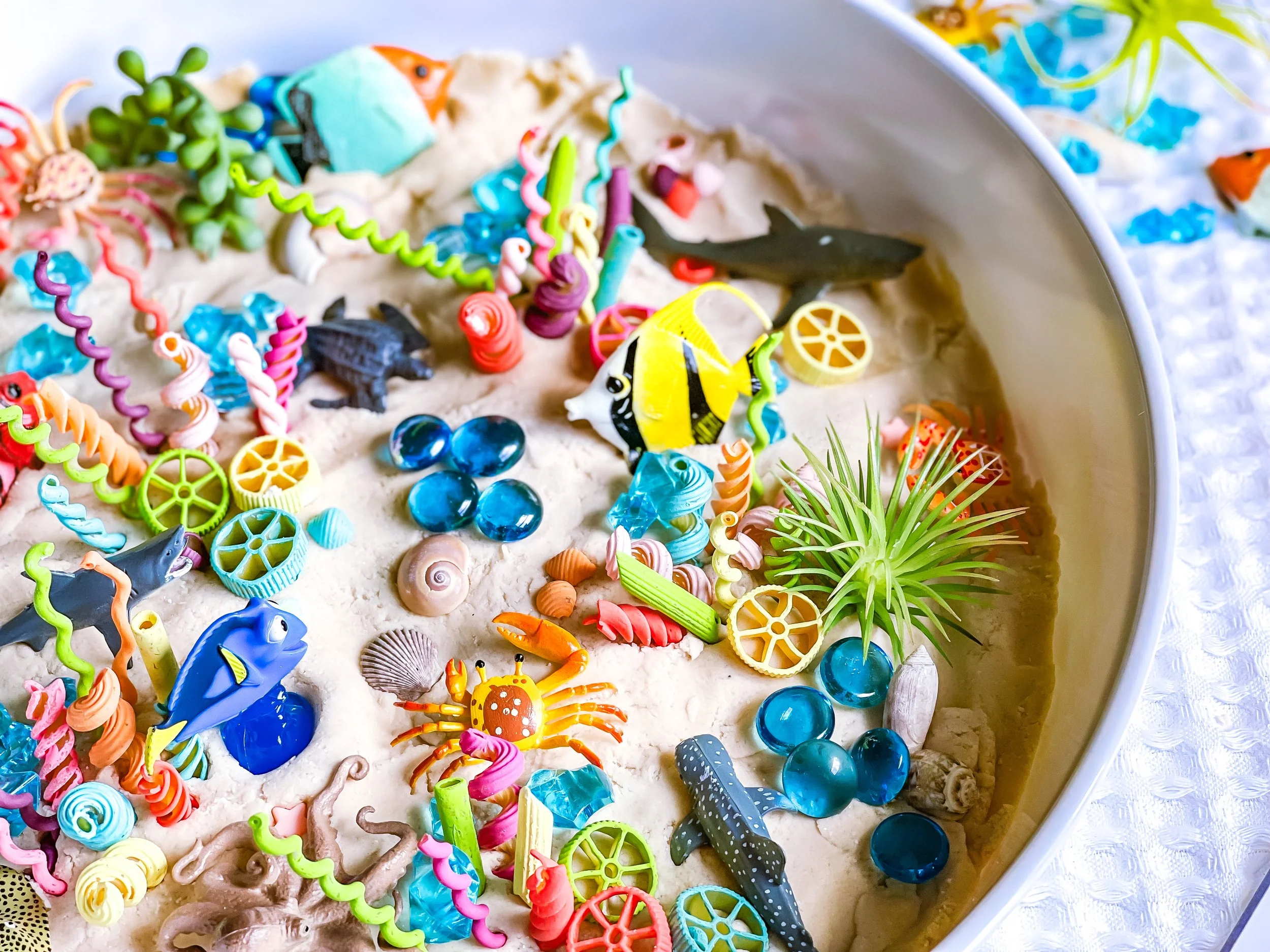 Kids Activity: Build An Ocean Theme Coral Reef Sensory Tray - An ...