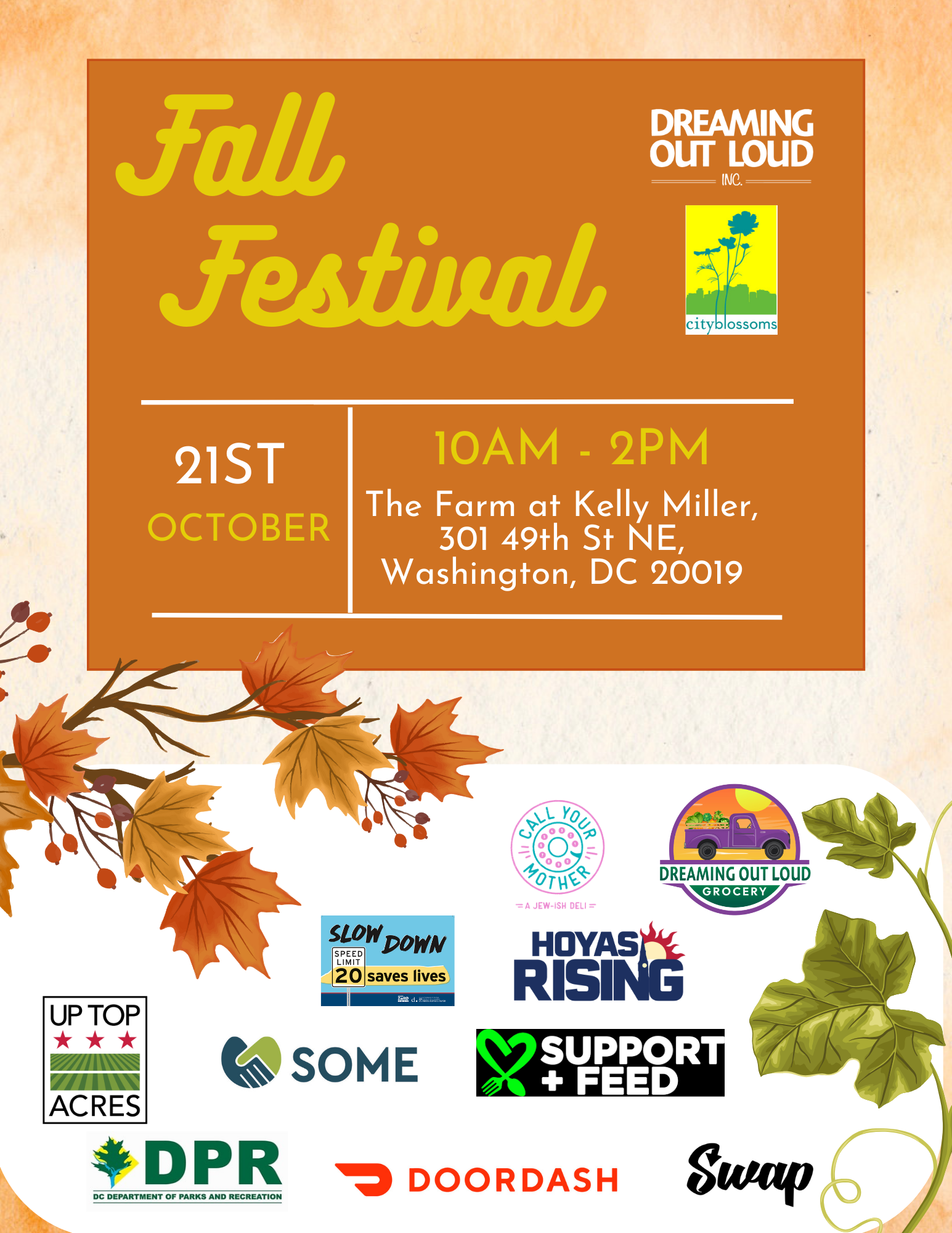 6th Annual Fall Festival! — City Blossoms