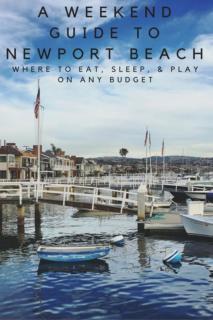 A Weekend Guide to Newport Beach — The City Sidewalks