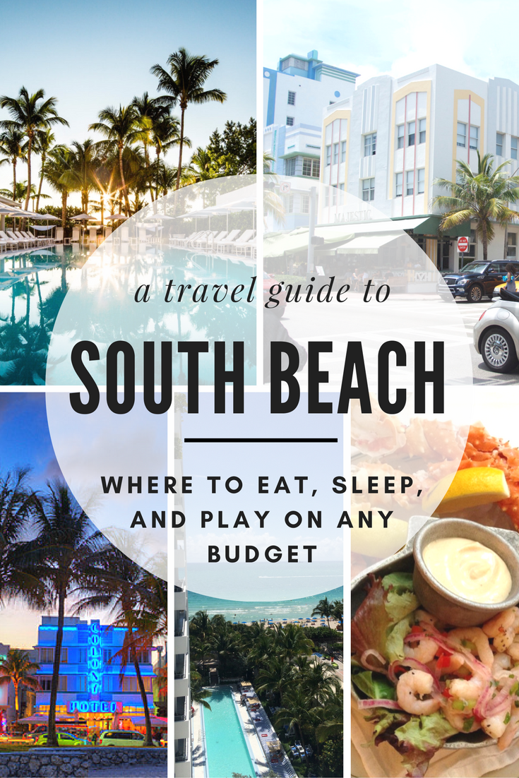 A Weekend Guide to South Beach — The City Sidewalks