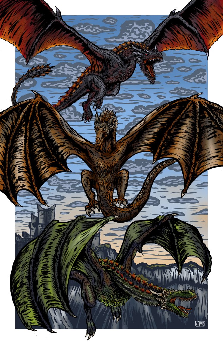 Game Of Thrones Three Dragons