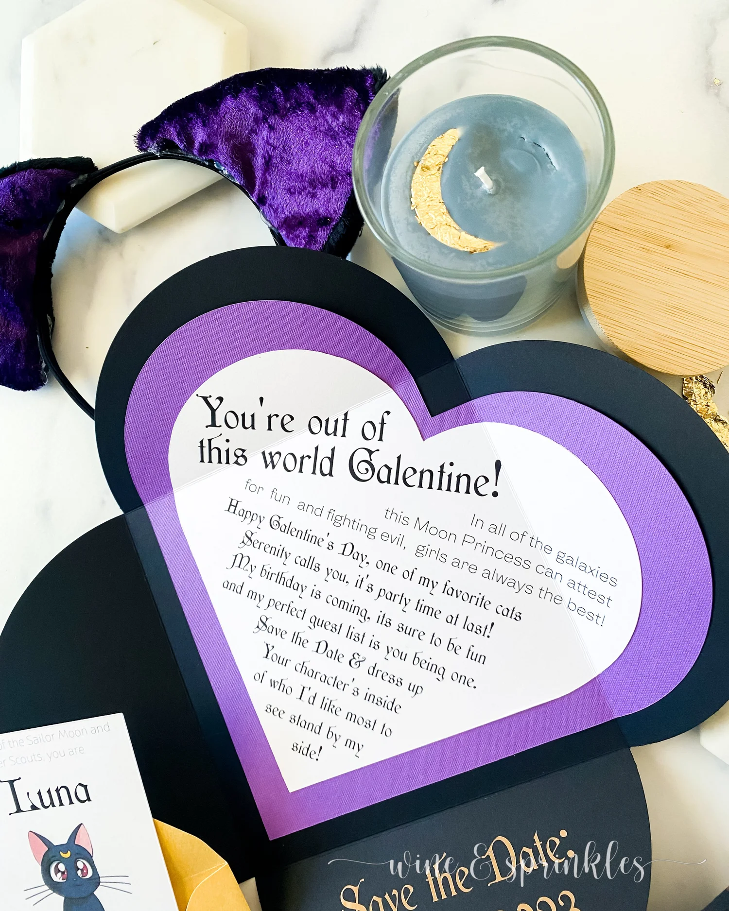 Moonie DIY Galentine's Day Gift Boxes — Wine & Sprinkles