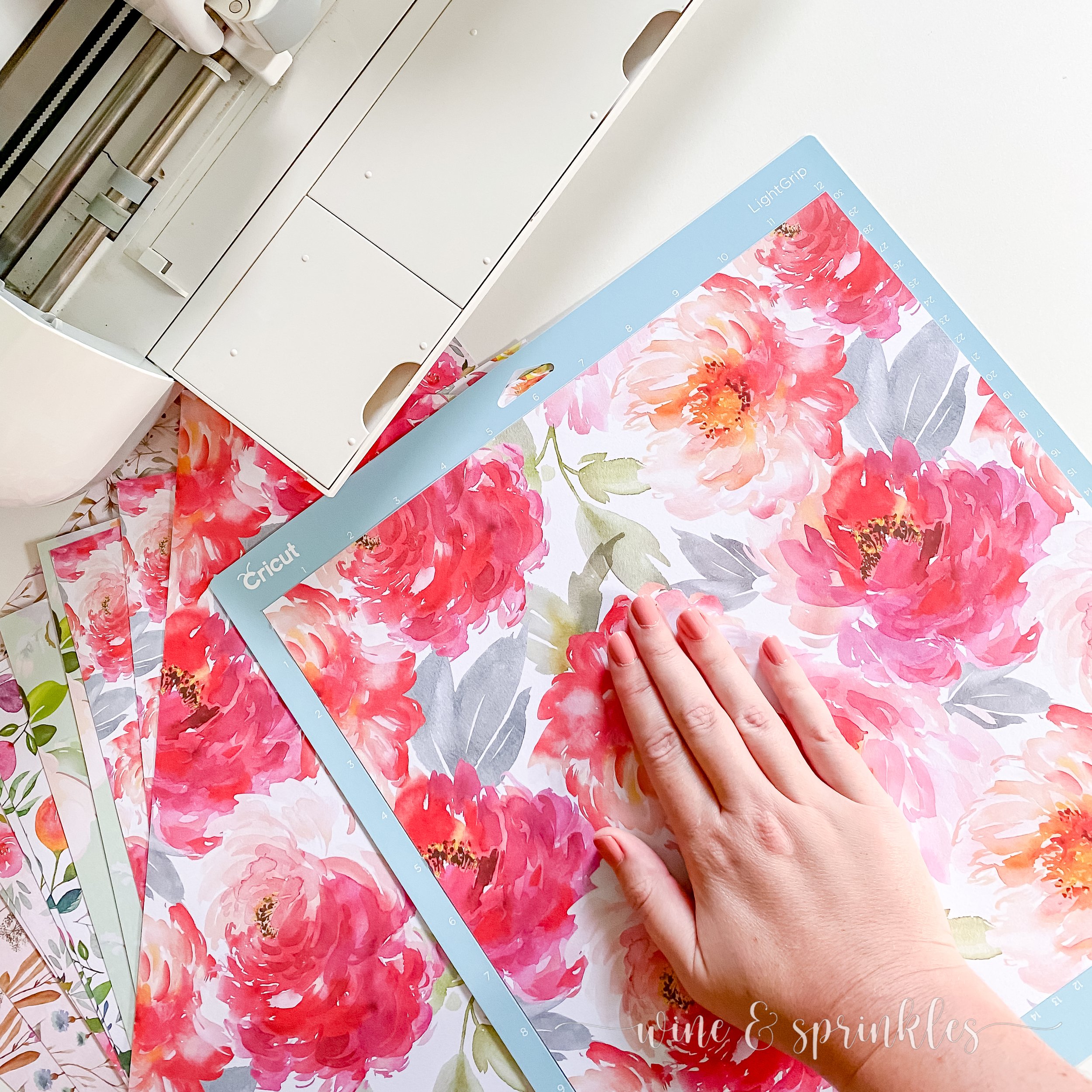 DIY Patterned Paper Envelope Liners and Invitation Mats — Wine & Sprinkles