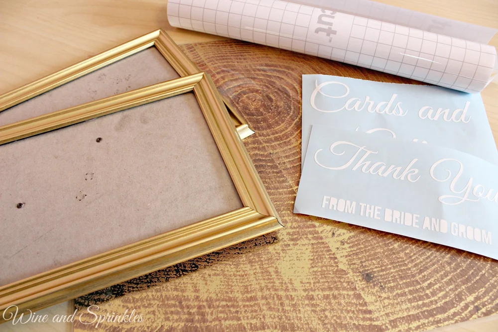 Easy DIY Wedding Signs — Wine & Sprinkles