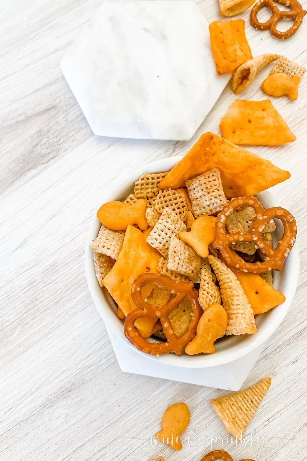 Cheesy Chip Chex Savory Snack Mix — Wine & Sprinkles