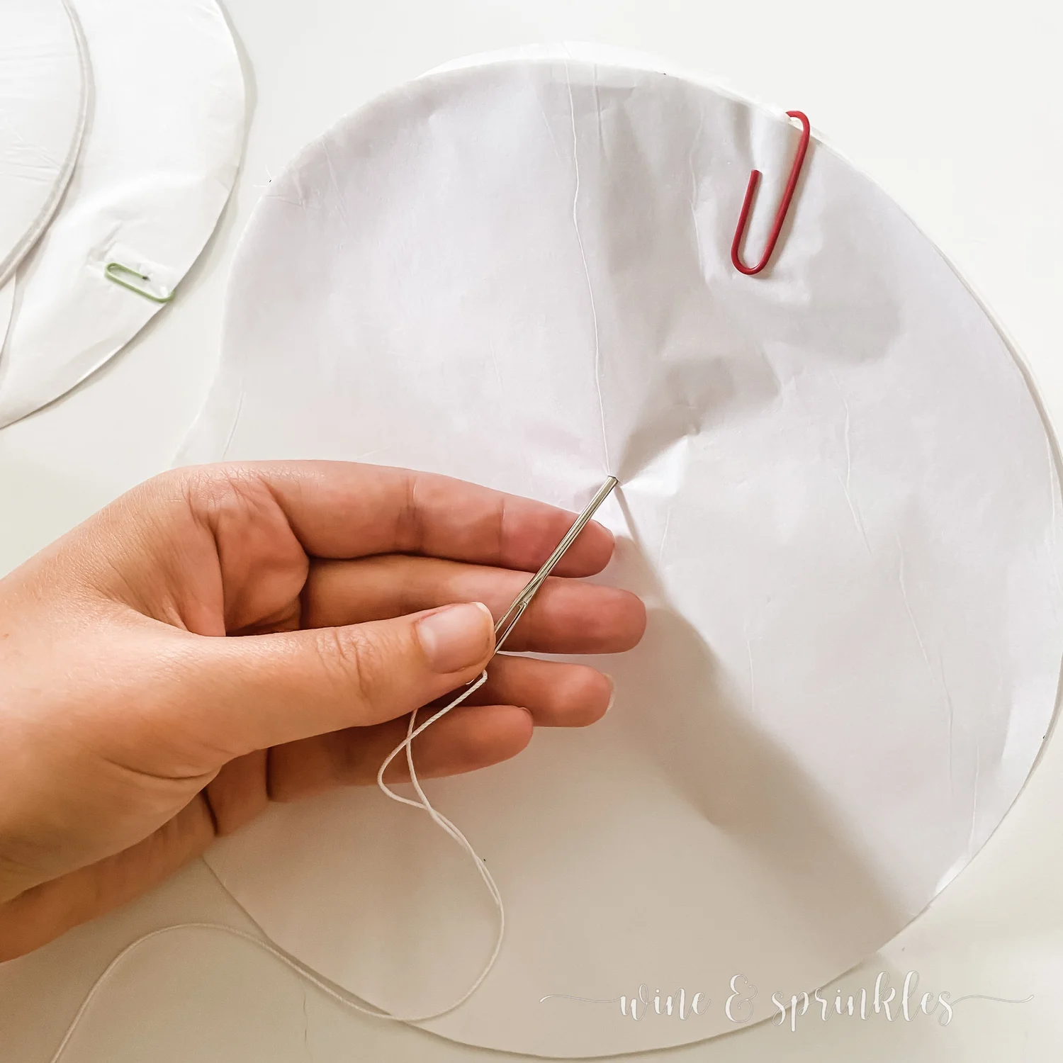 DIY Tissue Paper Circle Photo Booth Backdrop — Wine & Sprinkles