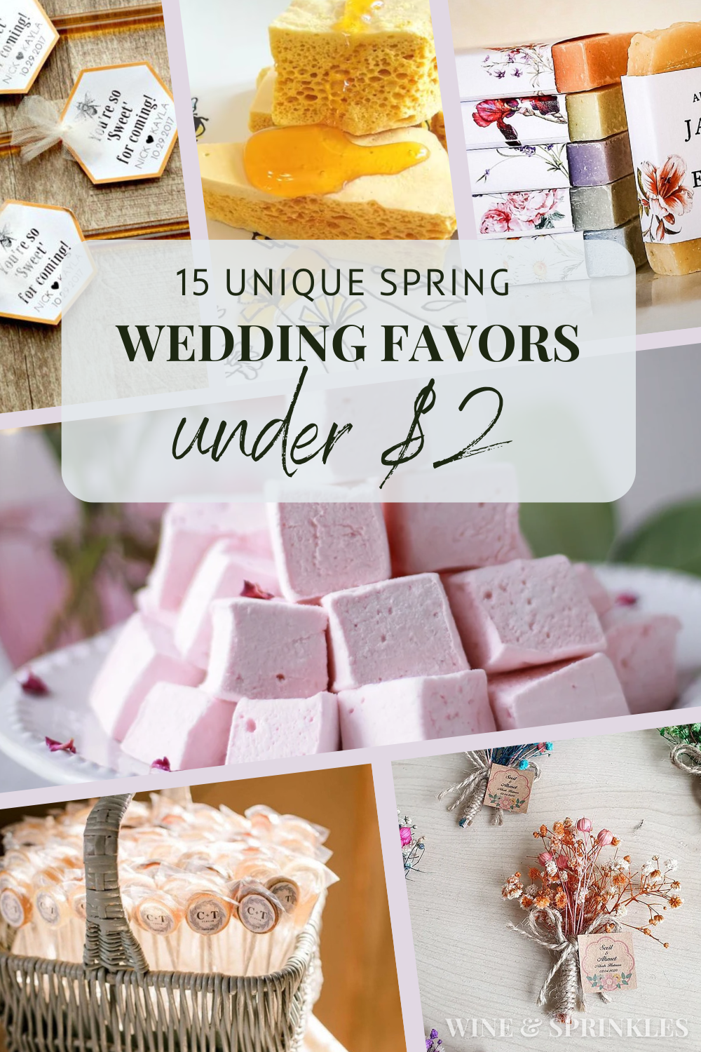Spring Wedding Favors Under $2 — Wine & Sprinkles