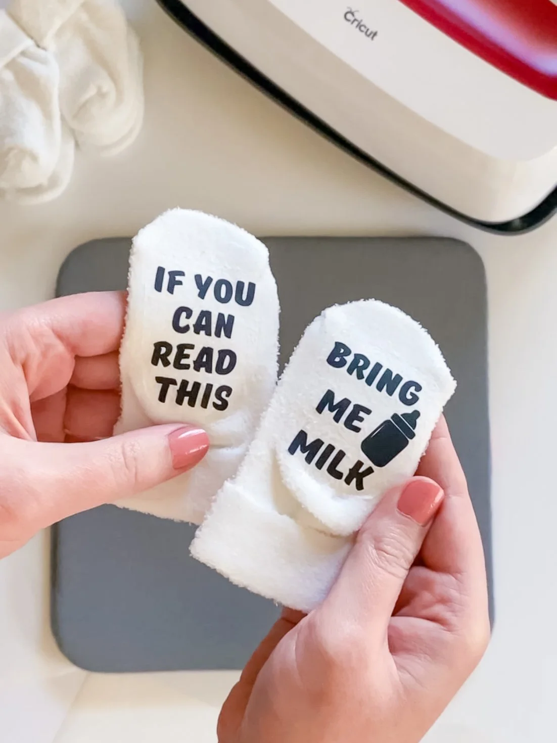 DIY HTV Sassy Baby Socks — Wine & Sprinkles