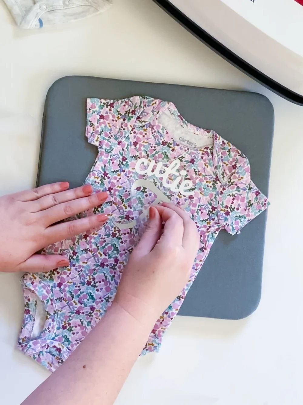 Cutie Pie DIY HTV Baby Onesie — Wine & Sprinkles