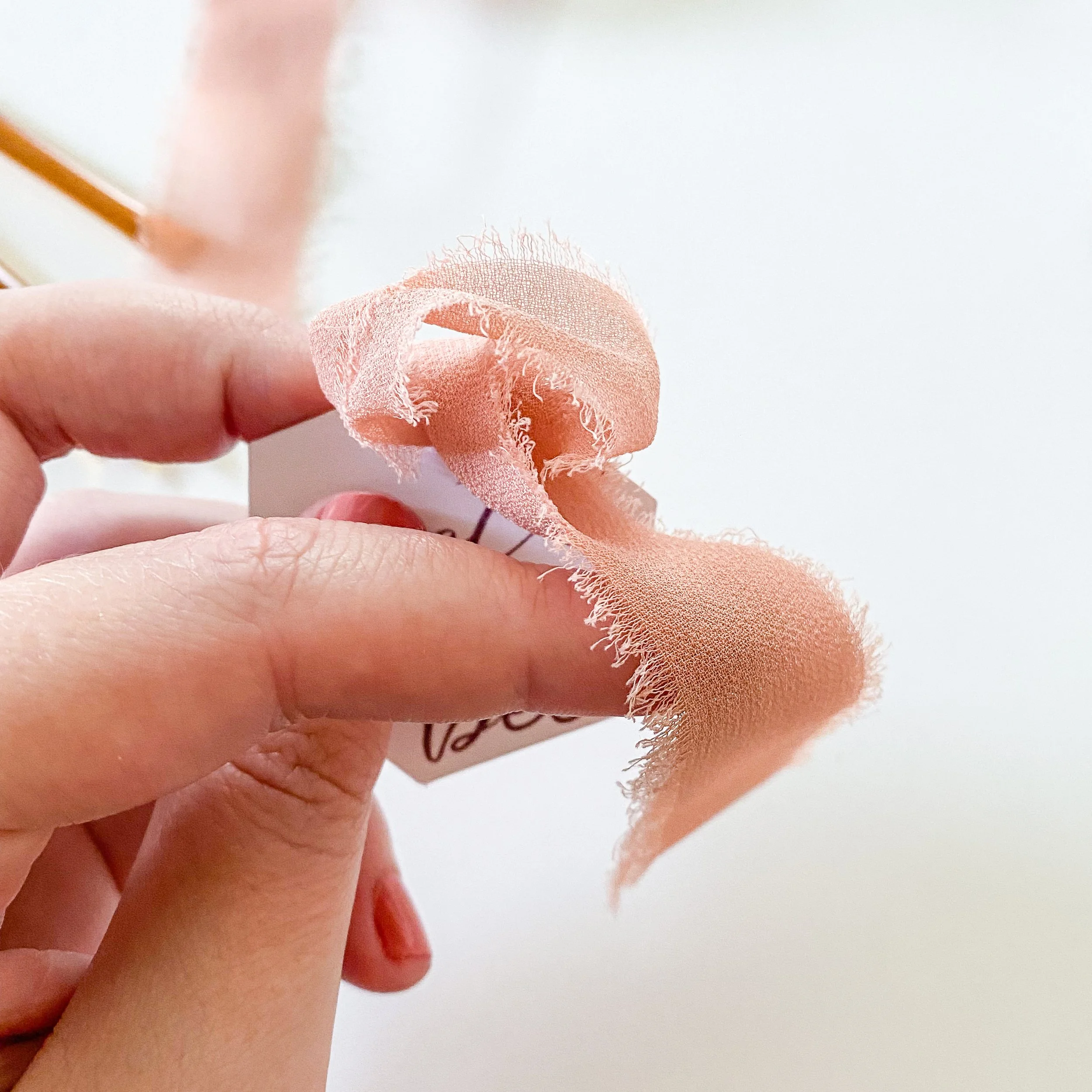 DIY Ribbon Tied Honey Stick Favors with Hexagon Tags — Wine & Sprinkles