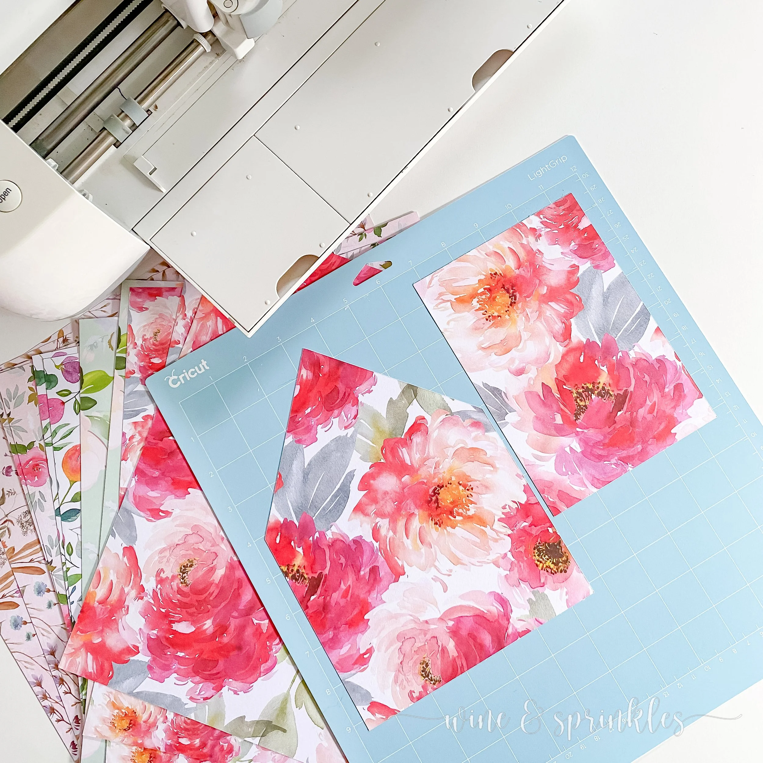 DIY Patterned Paper Envelope Liners and Invitation Mats — Wine & Sprinkles